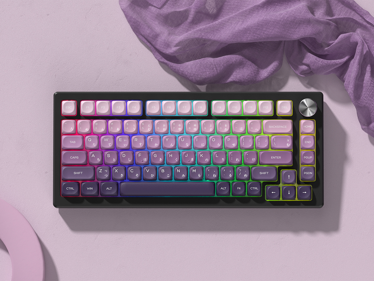WOMIER PBT Keycaps 134 Keys MOA Profile Japanese Style Dye-Sublimation ...