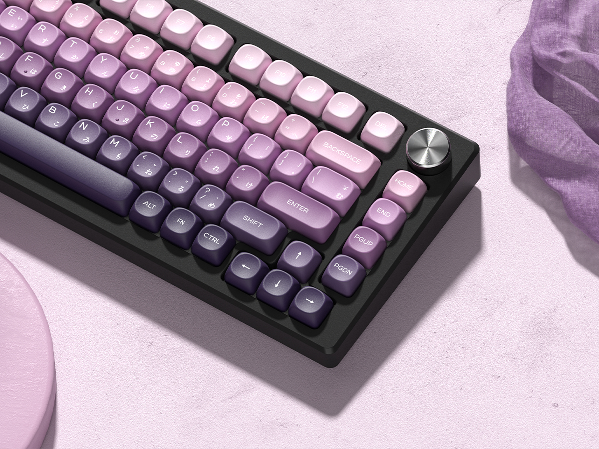 WOMIER PBT Keycaps 134 Keys MOA Profile Japanese Style Dye-Sublimation ...