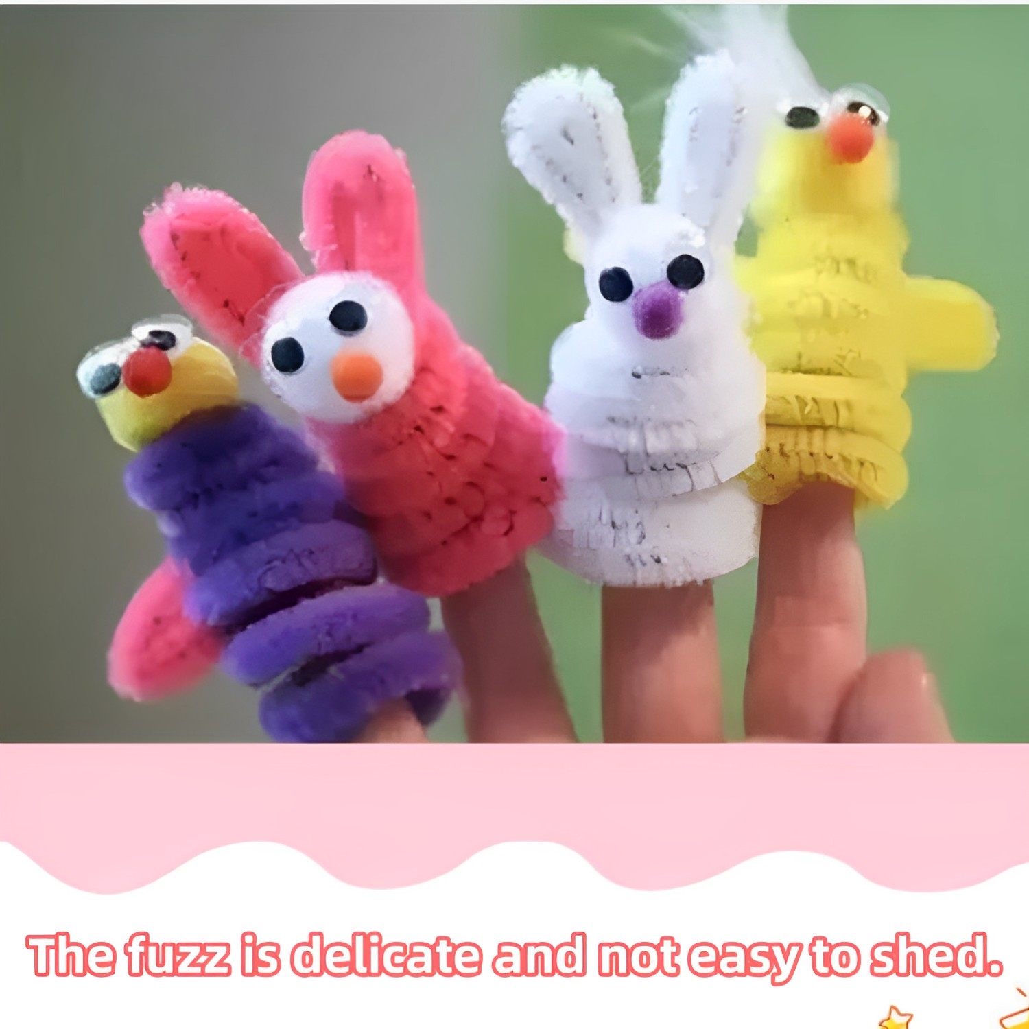 100pcs DIY Pipe Cleaners Bulk, chenille stems value pack, colorful pipe ...