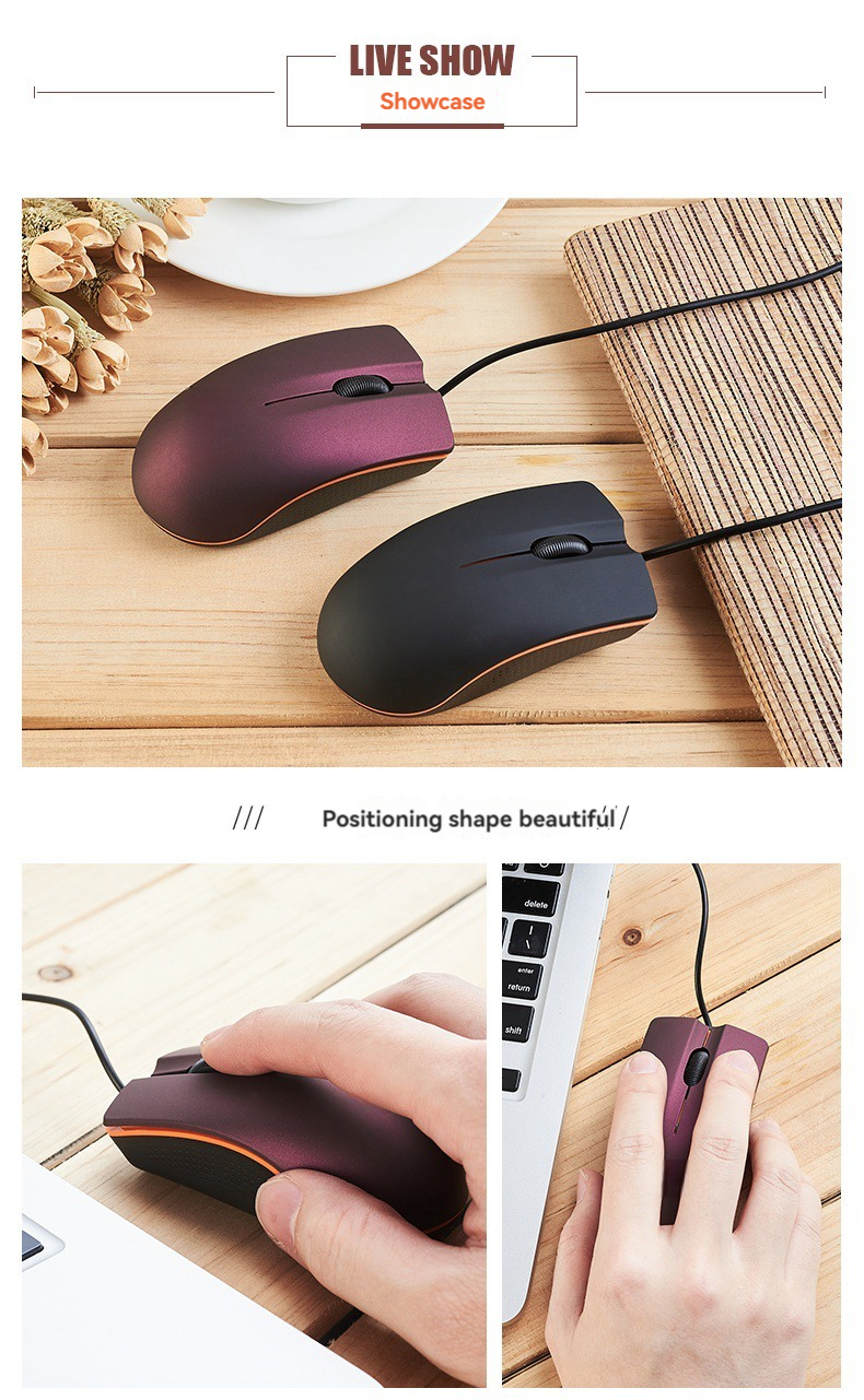 【Ready Stock】M20 Wired Mouse OEM mini Optical Mouse Murah USB Economic ...