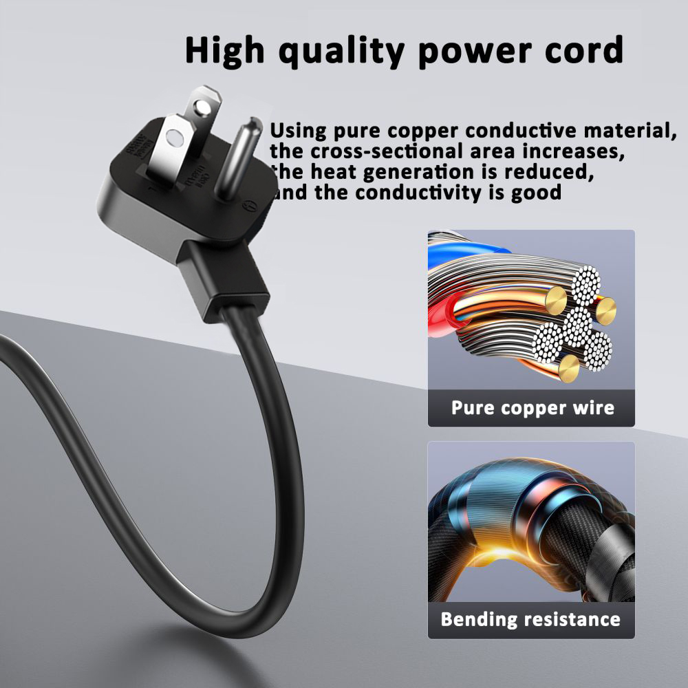 American Standard Power Socket with 4AC 1 USB 2Type-c Charging Port, 5V ...