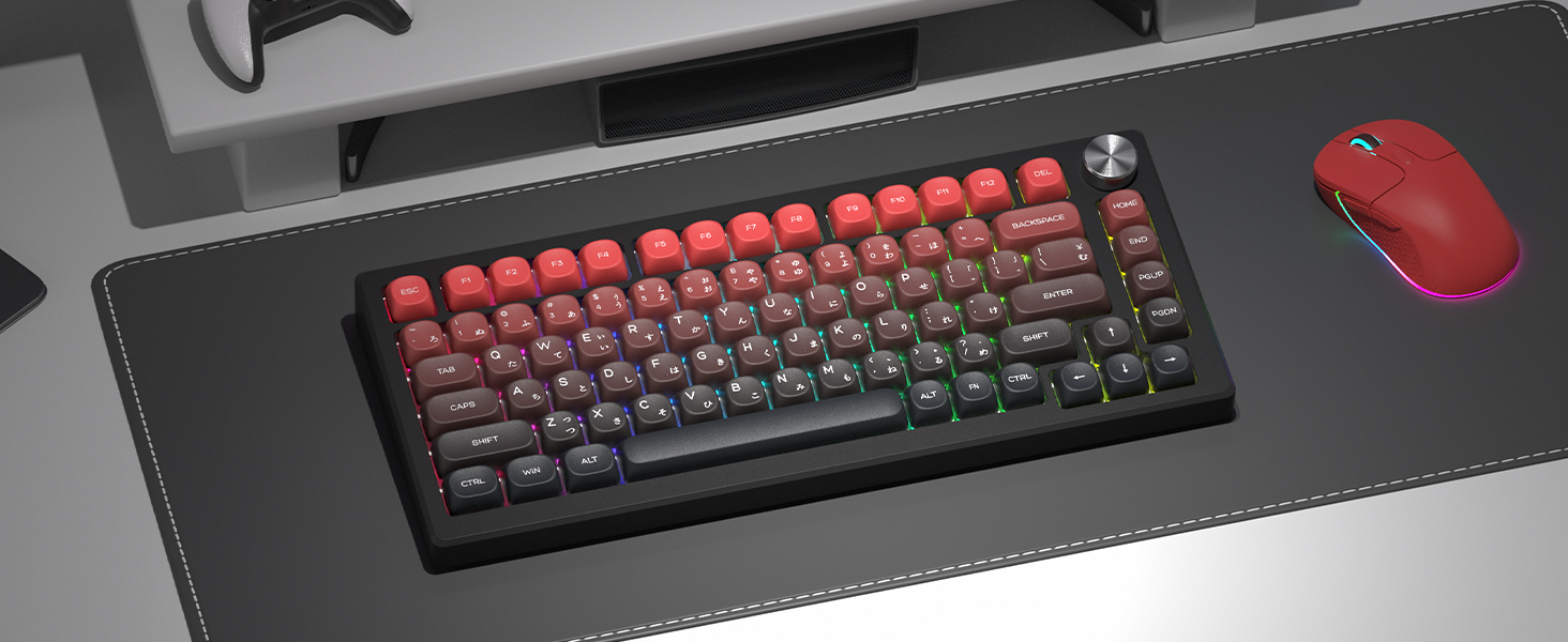 WOMIER Gradient Japanese Keycaps 136 Keys MOA Profile Double Shot ...