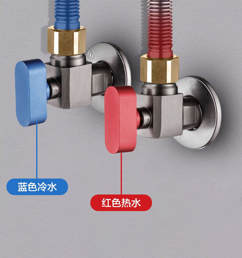 [Ready Stock] Copper Ball Core Valve Angle Valve All Copper Open Large ...