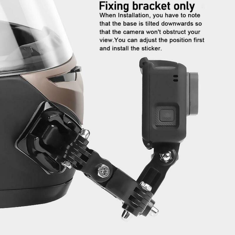 Motorcycle Helmet Mount Kit for Action Cameras Accessories Kit 4 Ways ...