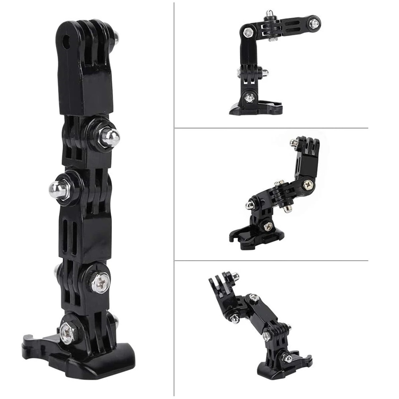 Motorcycle Helmet Mount Kit for Action Cameras Accessories Kit 4 Ways ...
