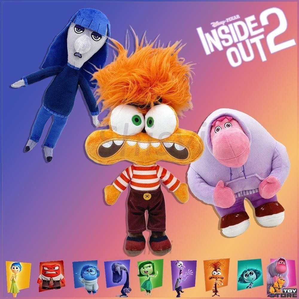 Inside Out 2 Plush,30cm Inside Out Stuffed Toys Dolls Cute Room ...
