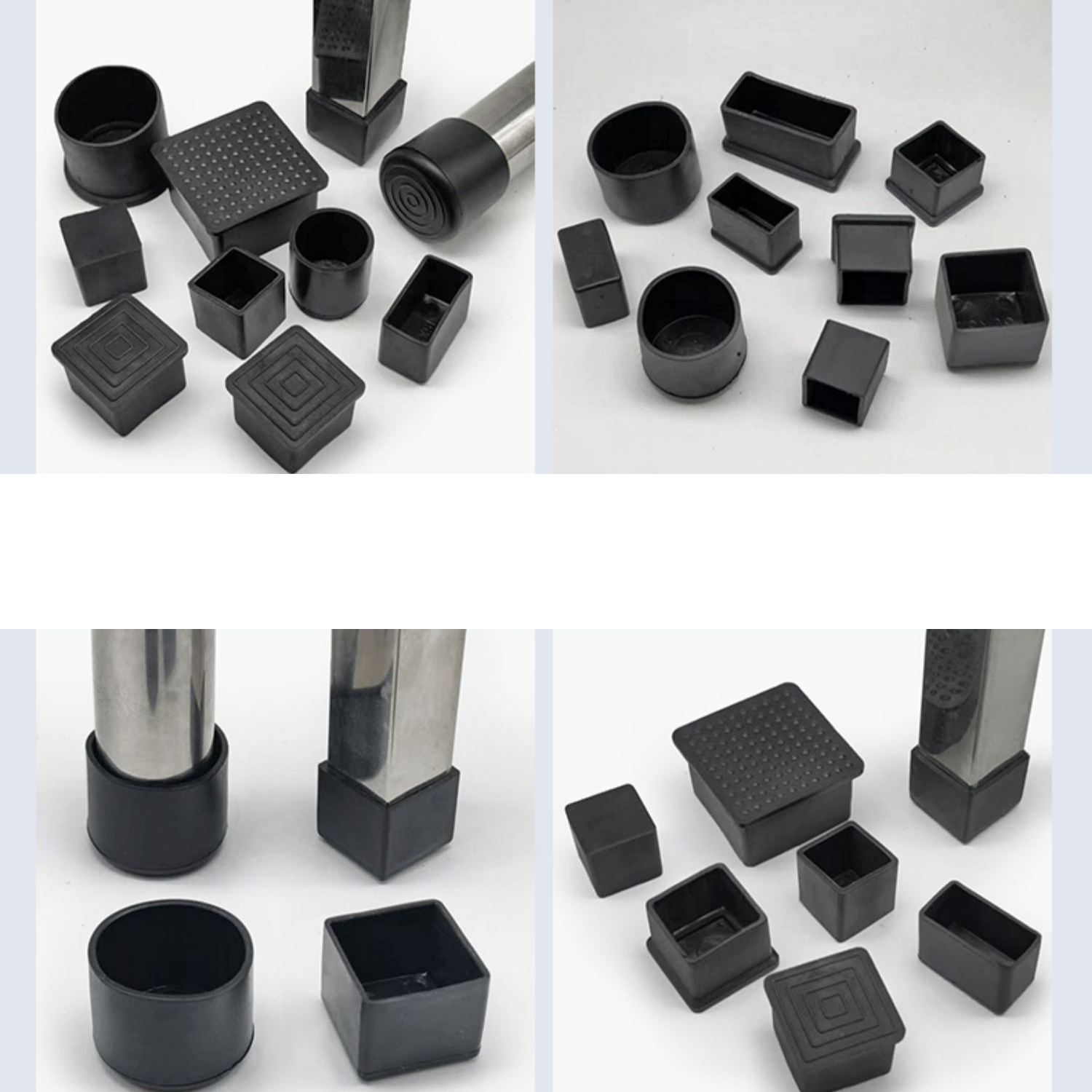 Round | Square External Cap, Outer Rubber Cover Cap, Foot Leg Cap, Leg ...