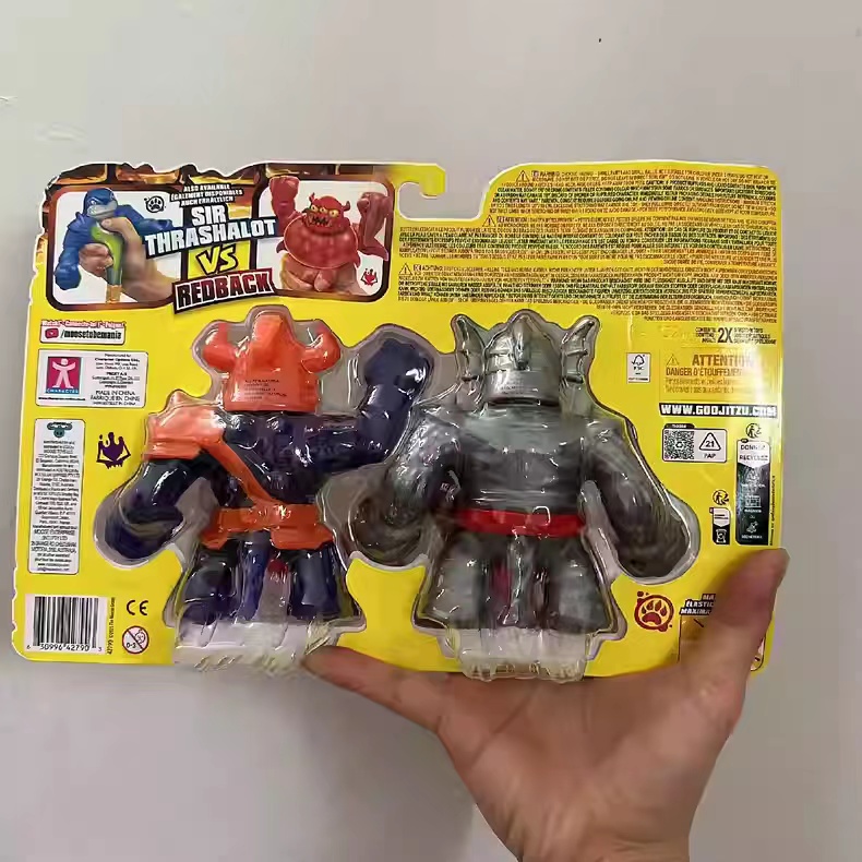 Heroes of Goo Jit Zu Stretch Strikers Stretchy Knight Blazagon VS ...