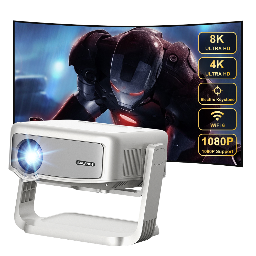 [Electronic Focus] Salange P90 4K Android Projector, with WiFi and ...
