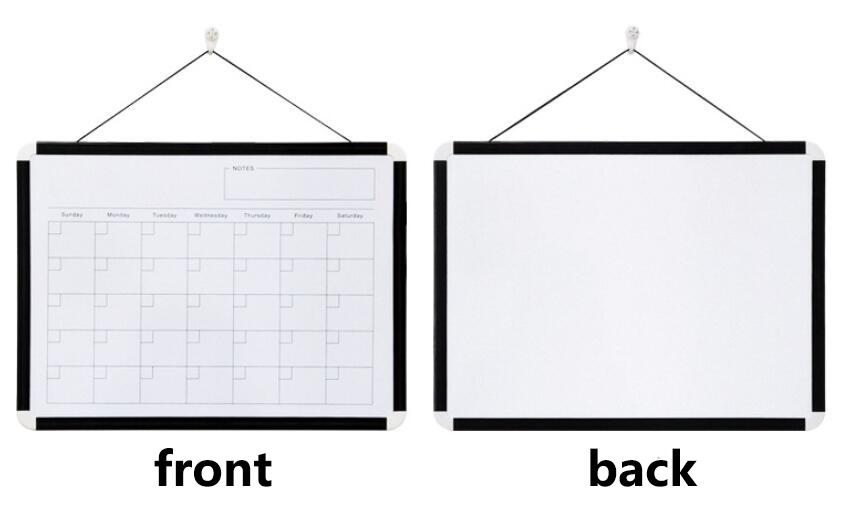 Dry Erase Whiteboard Calendar for Wall, Monthly Dry Erase Board ...
