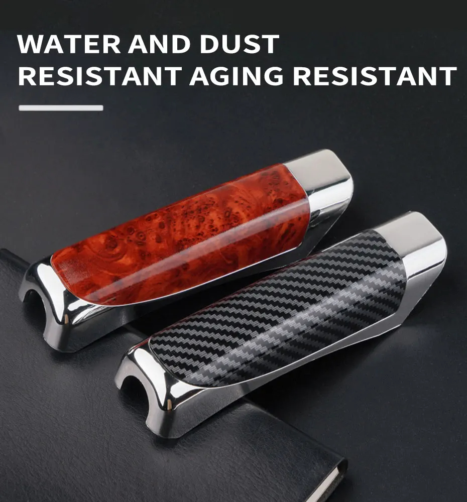(Local Shipment) Universal Car Hand Brake Cover Handbrake Grips ...