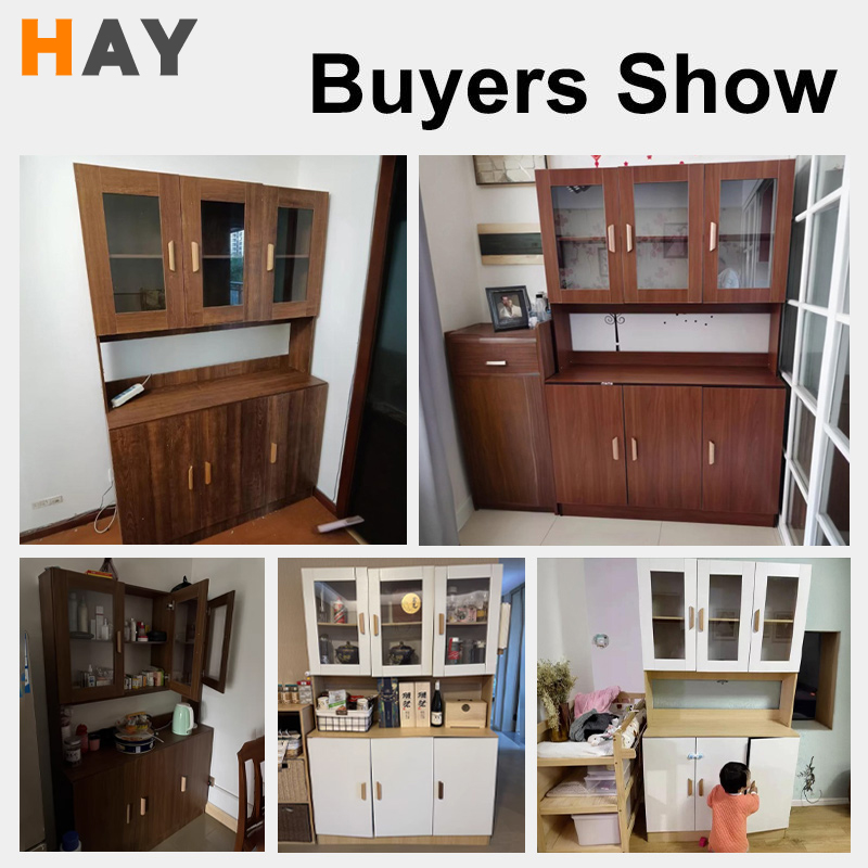 Kitchen Cabinet Dapur Almari Storage Cabinet With Acrylic Door Modern ...