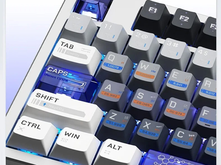 ATK Z87 PRO three mode semi aluminum mechanical keyboard, customized ...