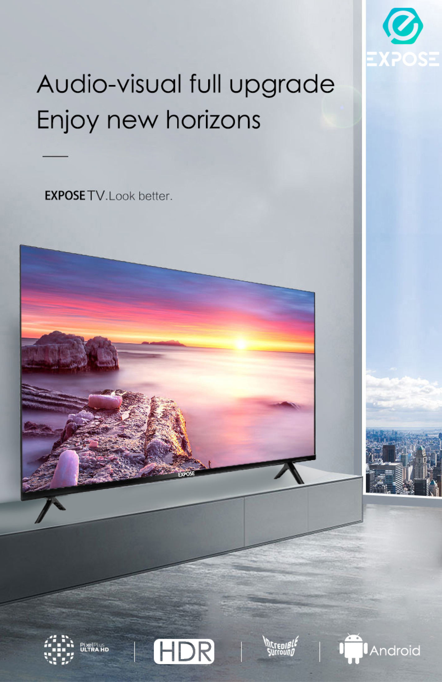 Android TV 50 inch Smart TV 4K FHD LED Television Android 12.0 With ...