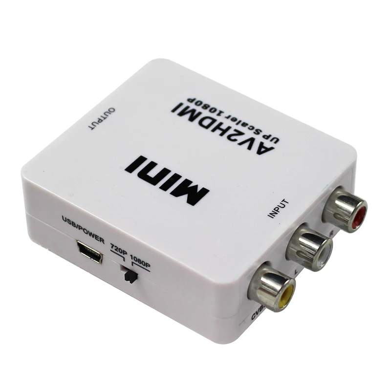 RCA To HDMI Video Converter Box 1080P Support NTSC PAL for TV BOX/Old ...