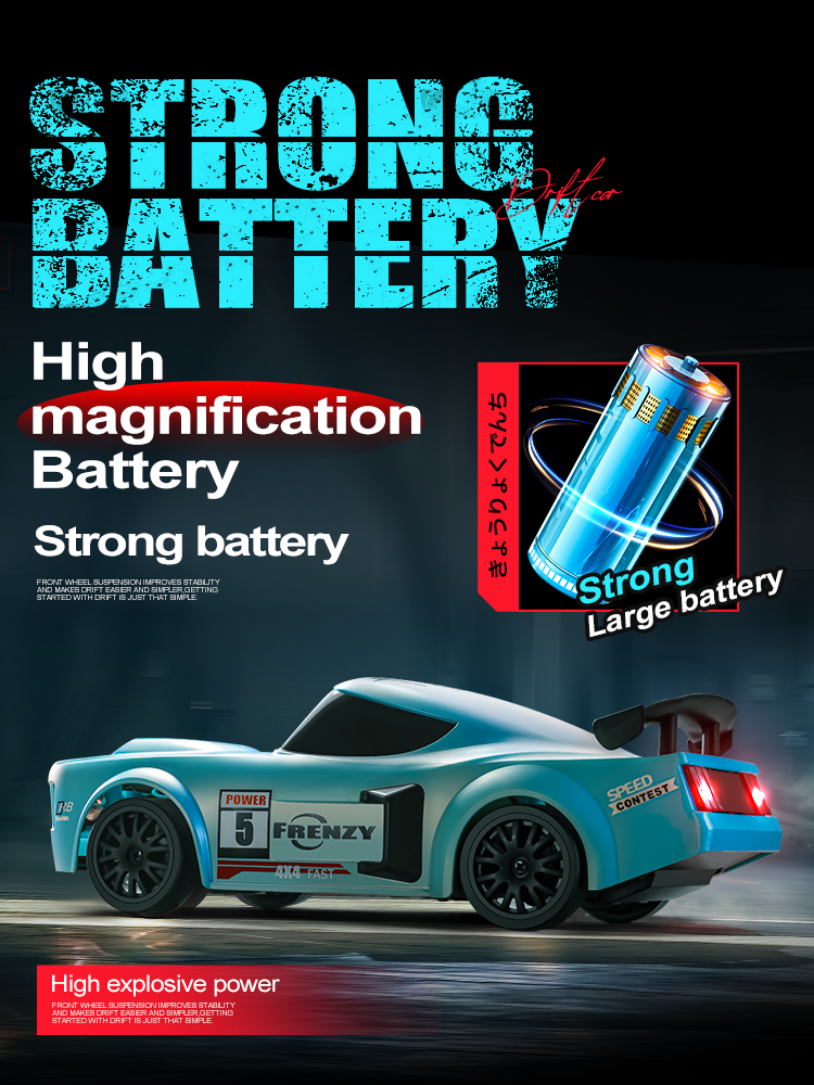 911 1/24 4WD RC Drift Car GTR Porsche Proportional Throttle Mustang ...