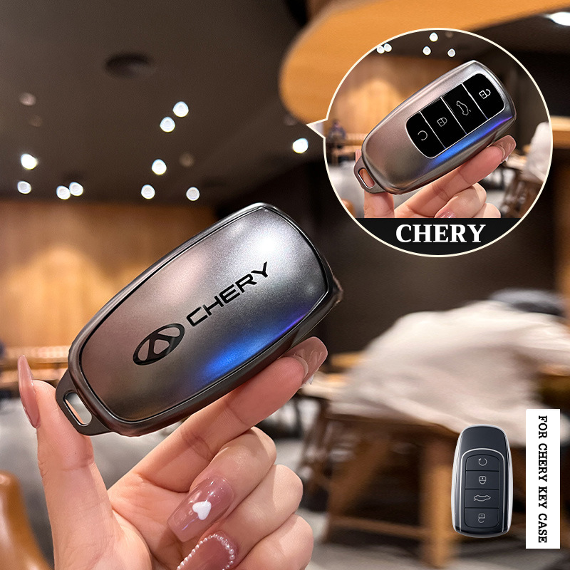 Chery Remote Smart Car Key Chain Ring Cover Case Shell Protect For Chery C5 ev/Tiggo 8pro/Tiggo ...