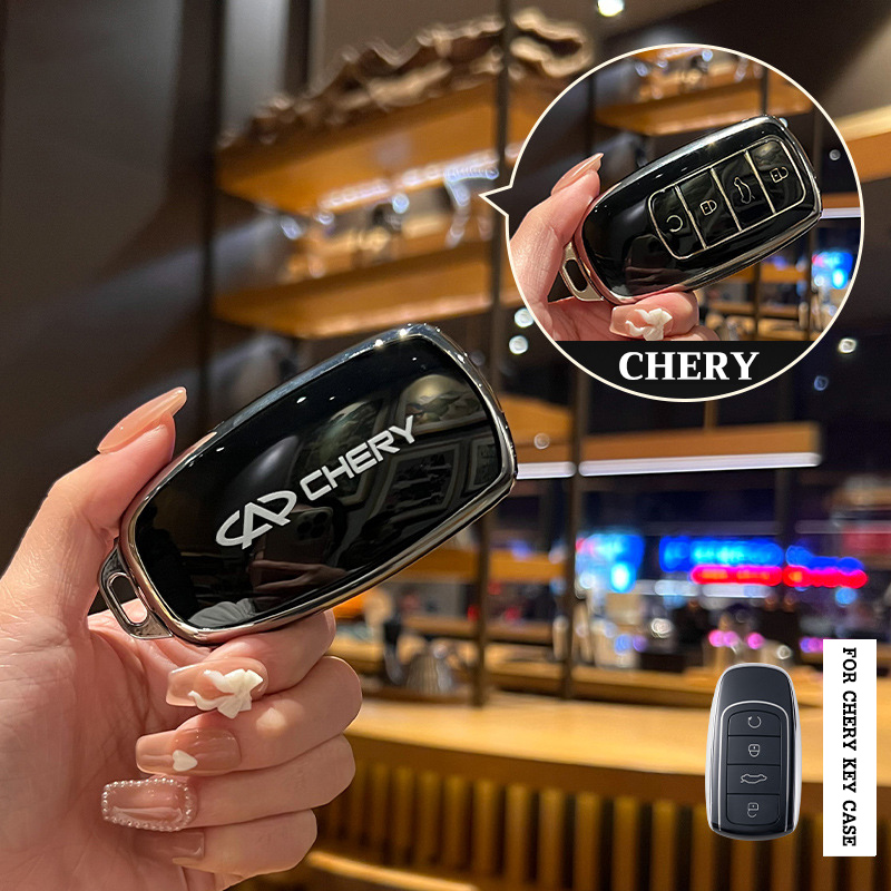TPU Key Cover Holder Keychain Protector For Chery C5 ev/Tiggo 8pro ...