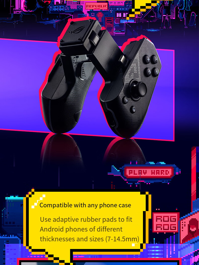 ROG Yufeng mobile game controller, Hall trigger, aluminum alloy game ...