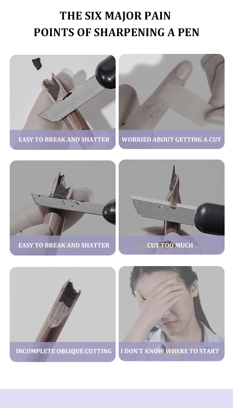 New Wooden Duckbill Eyebrow Pencil Sharpener, Machete Design for ...