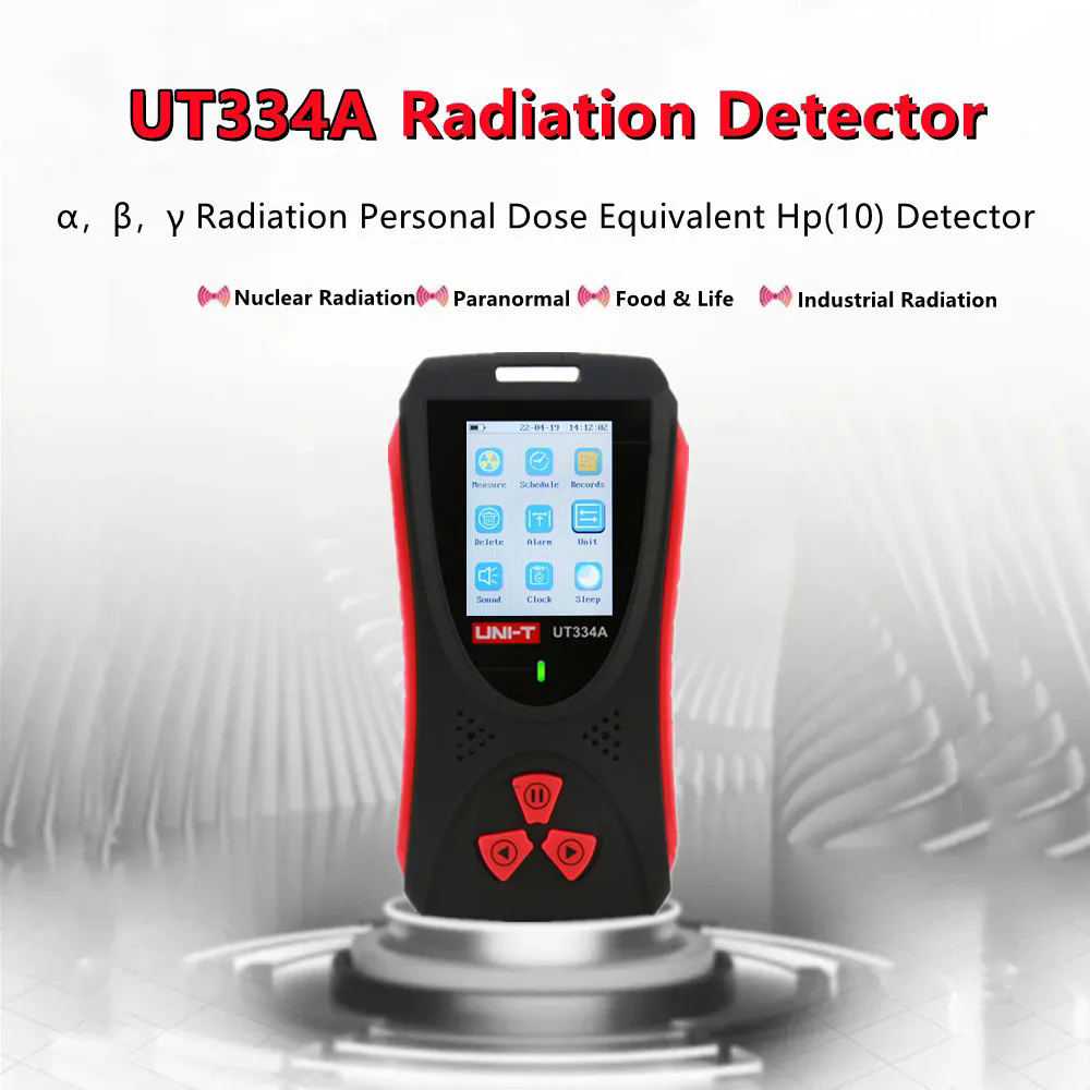 UNI-T UT334A Geiger Counter Electromagnetic Radiation Detector Personal ...