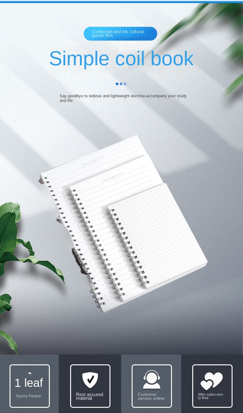 KLONG Caro 6x6mm Grid Notebook, A5/B5 Thick Flipped Journal, School ...