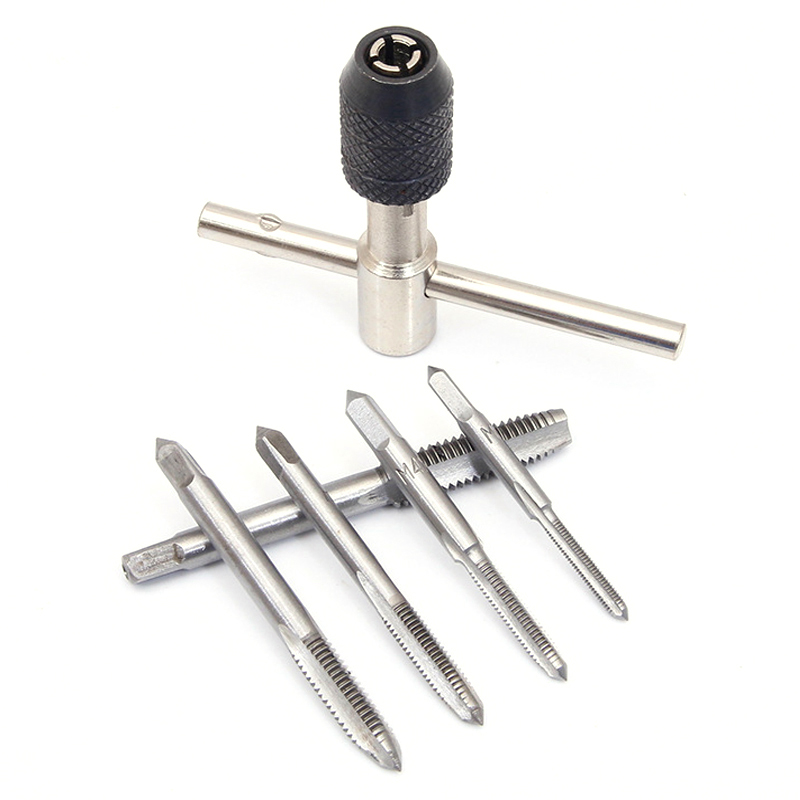 One Set Tap Wrench Handle T Type Adjustable Tool, For Metal Machinist ...