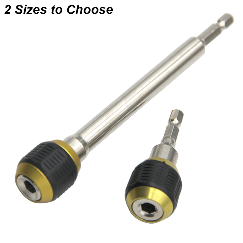 Hex Bit Holder Extension Quick Release Chuck Drilling Adapter Convertor ...