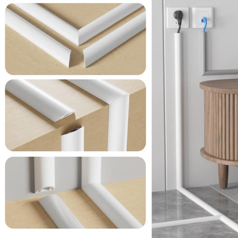 Floor Cord Cover Cable Concealer Manage Cable Cover Wire Organizer ...