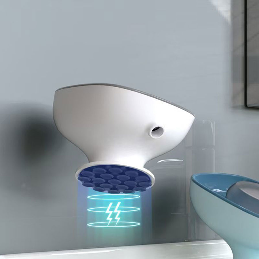 Light luxury hole-free soap box water-draining household soap box ...