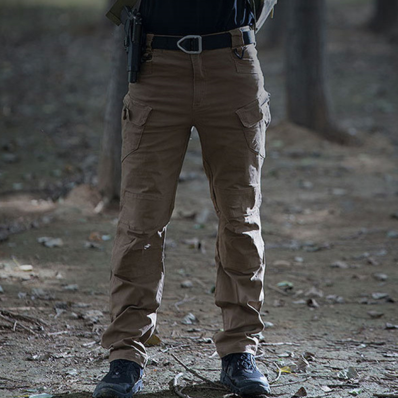 IX7/IX9 Men's Tactical Pants Ripstop Fabric Multi Pocket Pants Outdoor Leisure Cargo Pant ...