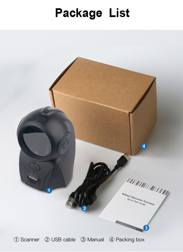 High Speed Platform 1D 2D Barcode Scanner for payment Barcode Reader ...
