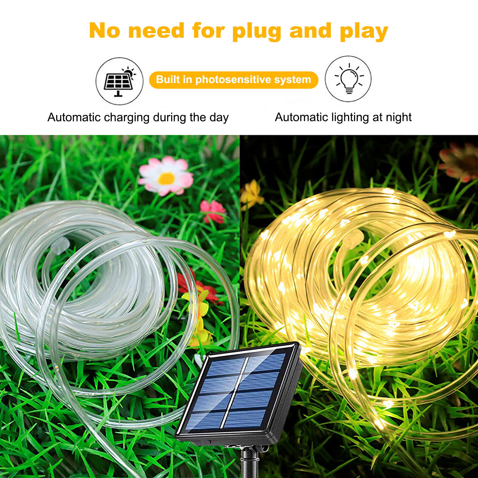 32M/22M lampu Raya solar light outdoor lighting LED Fairy String Lights ...