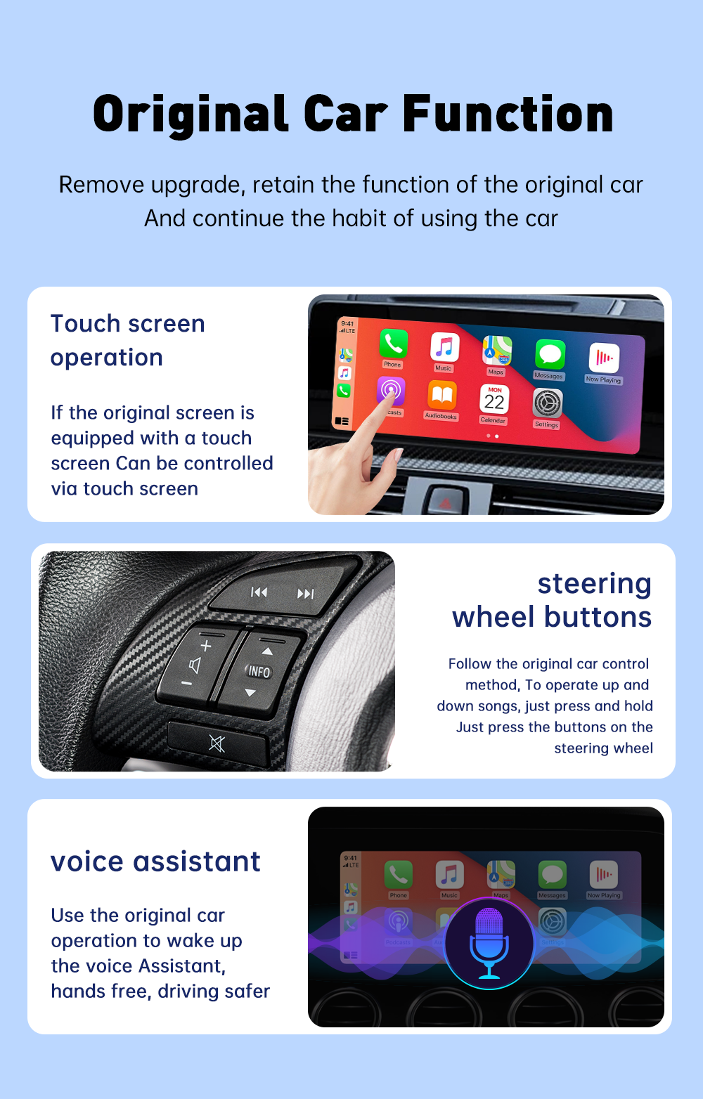 XUDA 2in1 Wireless CarPlay AI Mini Box Android Auto Box Plug&Play ...