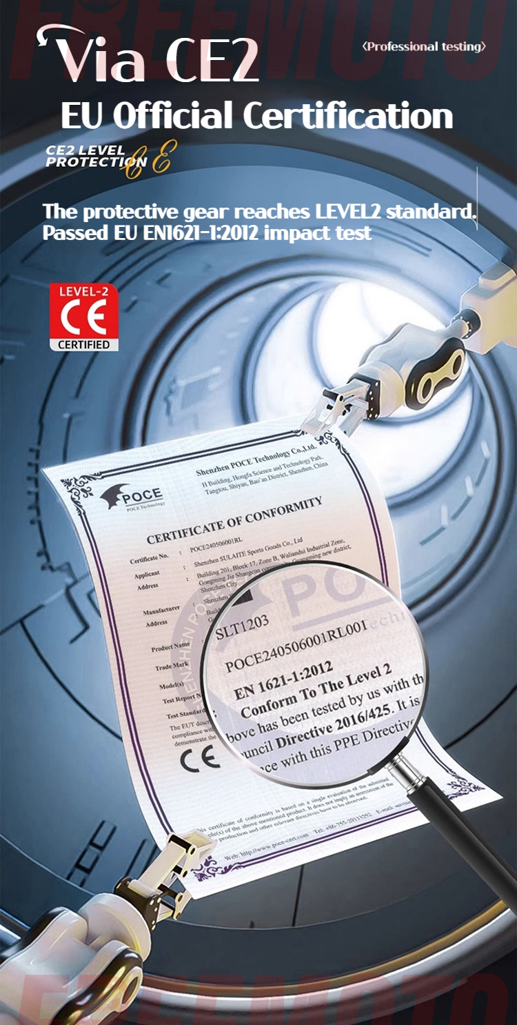 SULAITE CE Level 2 Motorcycle Knee-and-Shin Guards Elbow Pads for Men ...