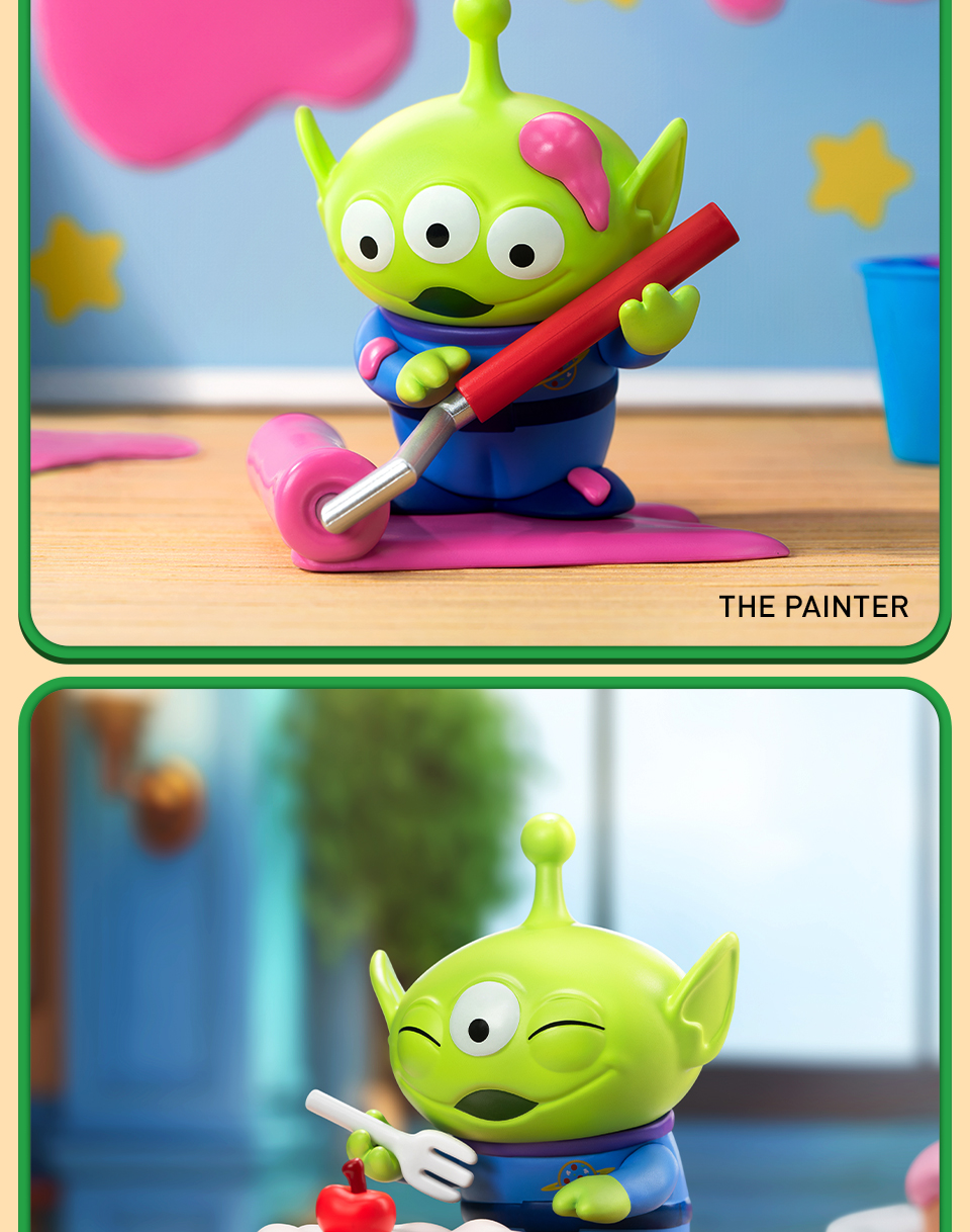 POP MART Disney/Pixar Alien-Immersive Experience Series Figures ...