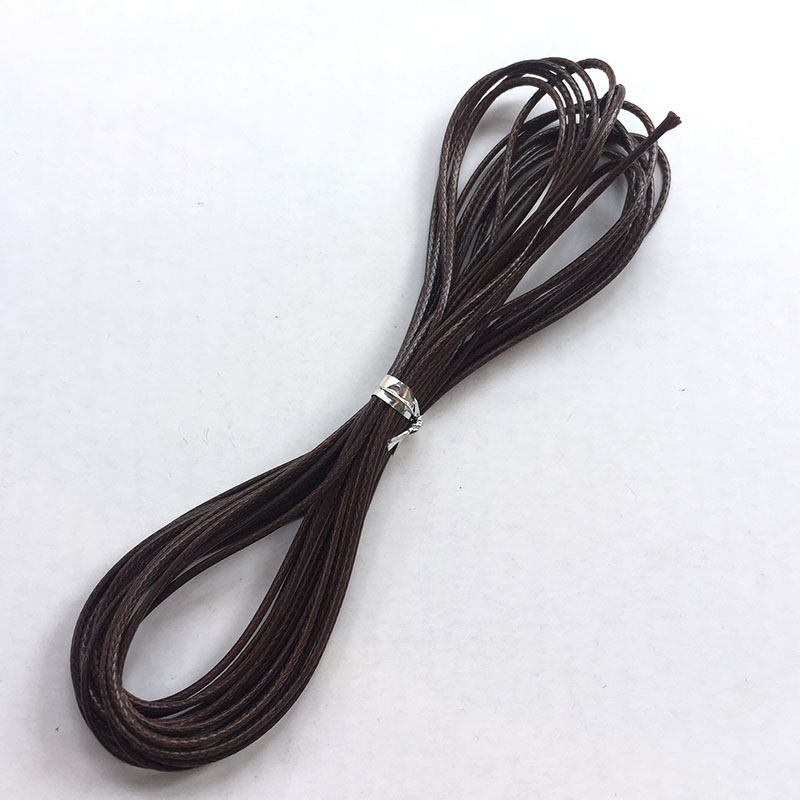 5 Meters 1mm Waxed Cotton Cord Thread String Strap Beading Rope For DIY ...