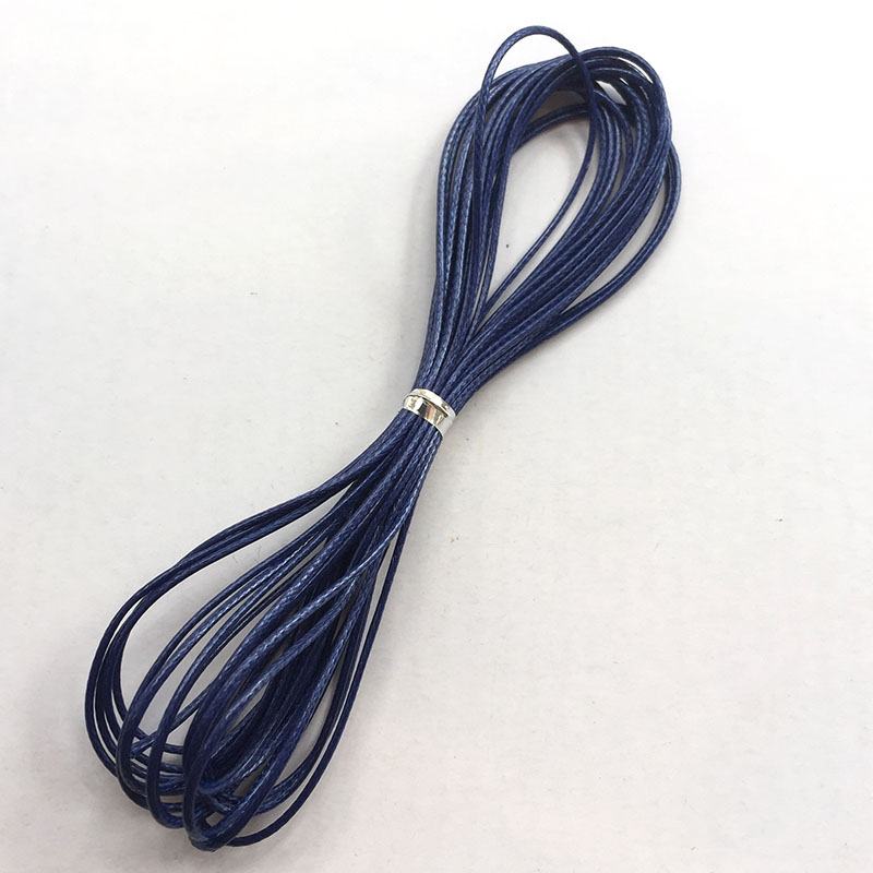 5 Meters 1mm Waxed Cotton Cord Thread String Strap Beading Rope For DIY ...