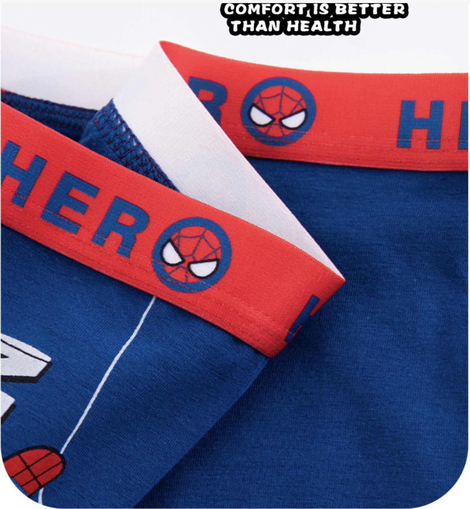 3-12 Years Old Cotton Boxer for Boys New 2pcs RANDOM DESIGN Cute Spider ...