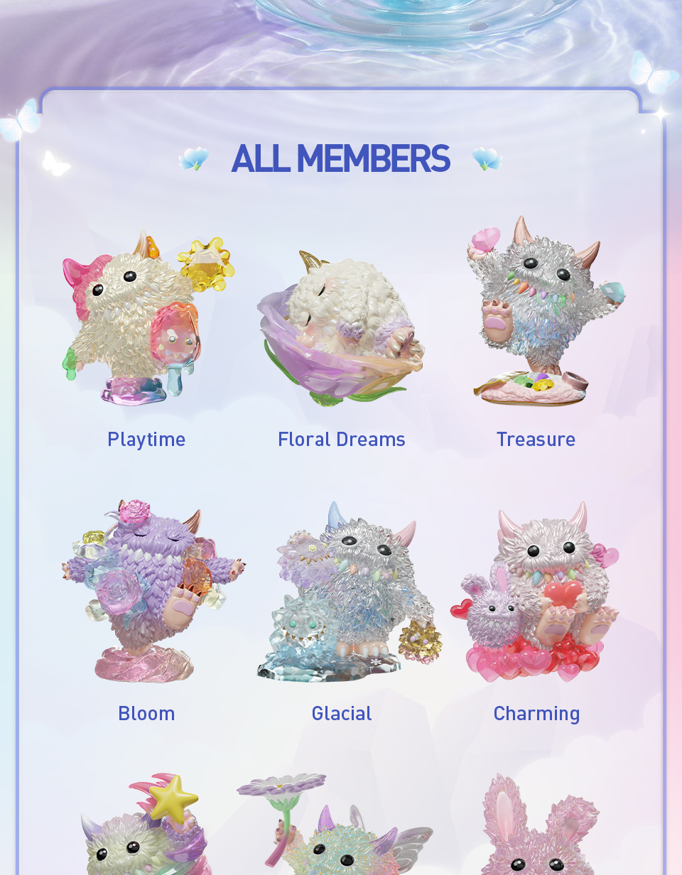 POP MART INSTINCTOY Monster Fluffy Fantasy Journey Series Figures ...