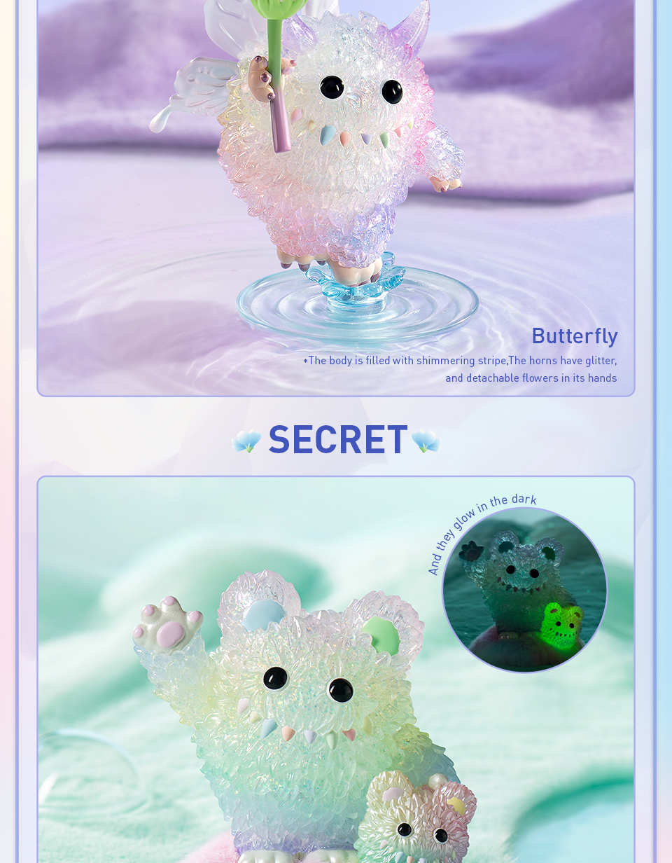 POP MART INSTINCTOY Monster Fluffy Fantasy Journey Series Figures ...