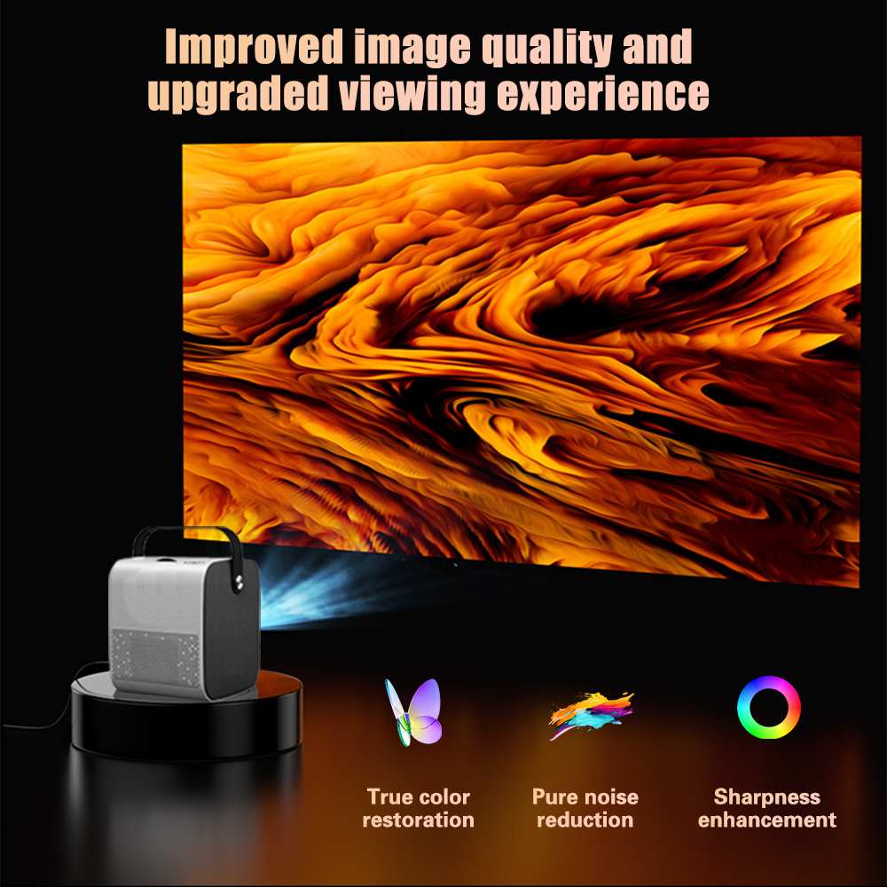 Mini Projector For Phone HDMI Full HD1080P lonaisci Android Smart ...