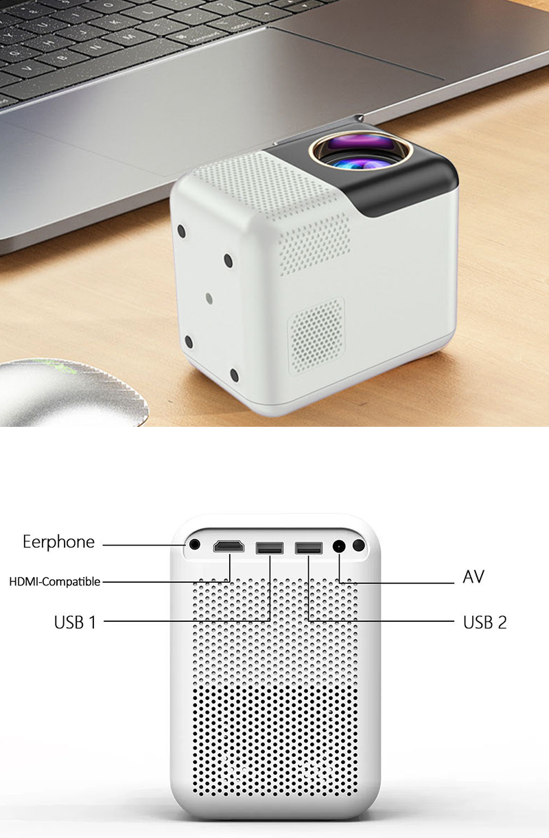Mini Projector for Phone Portable Android Smart Projector Bluetooth ...