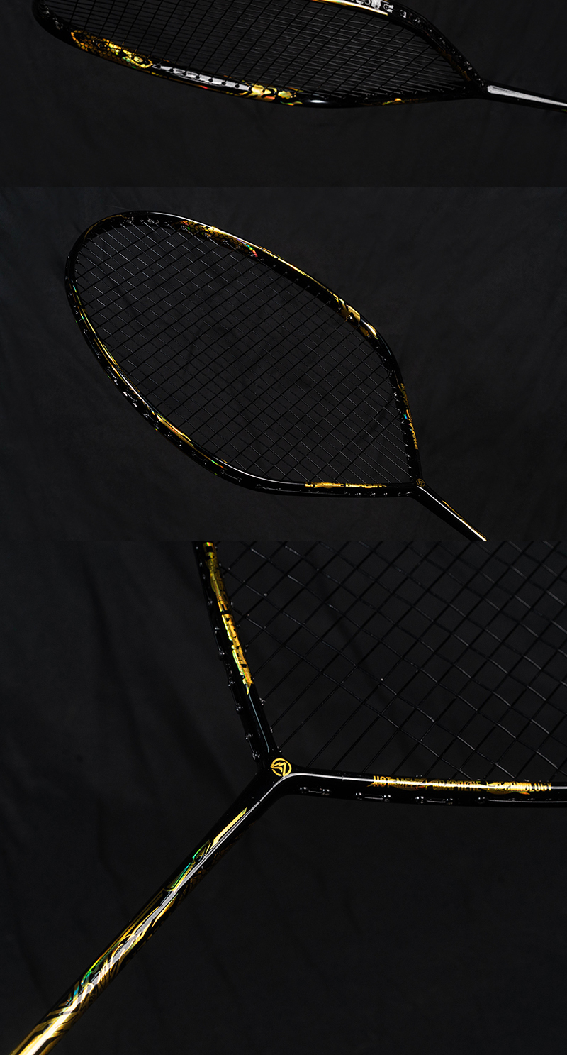 ALP V8 4U New V-shaped Badminton Racket Enlarge The Racket Surface To Expand Effective Defense ...