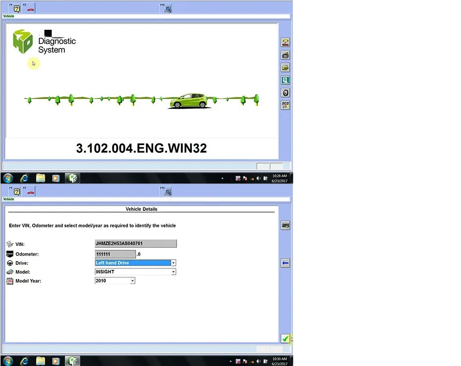 Newest Version Diagnostic Tool For Honda HDS HIM V3.104.24 HDS For ...