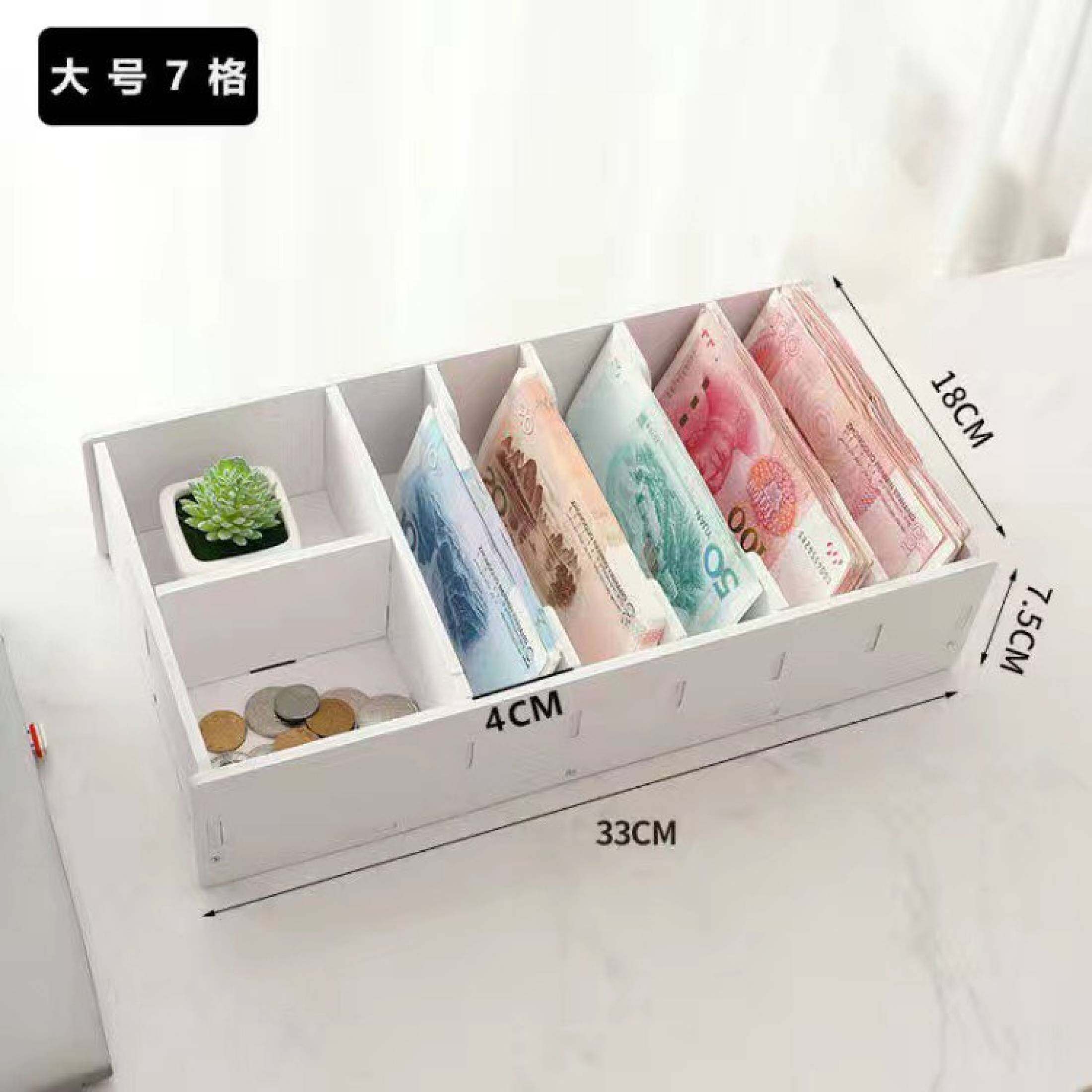 Ready Stock Cash Box/Money Cashier Drawer Organizing Rack/Desktop ...
