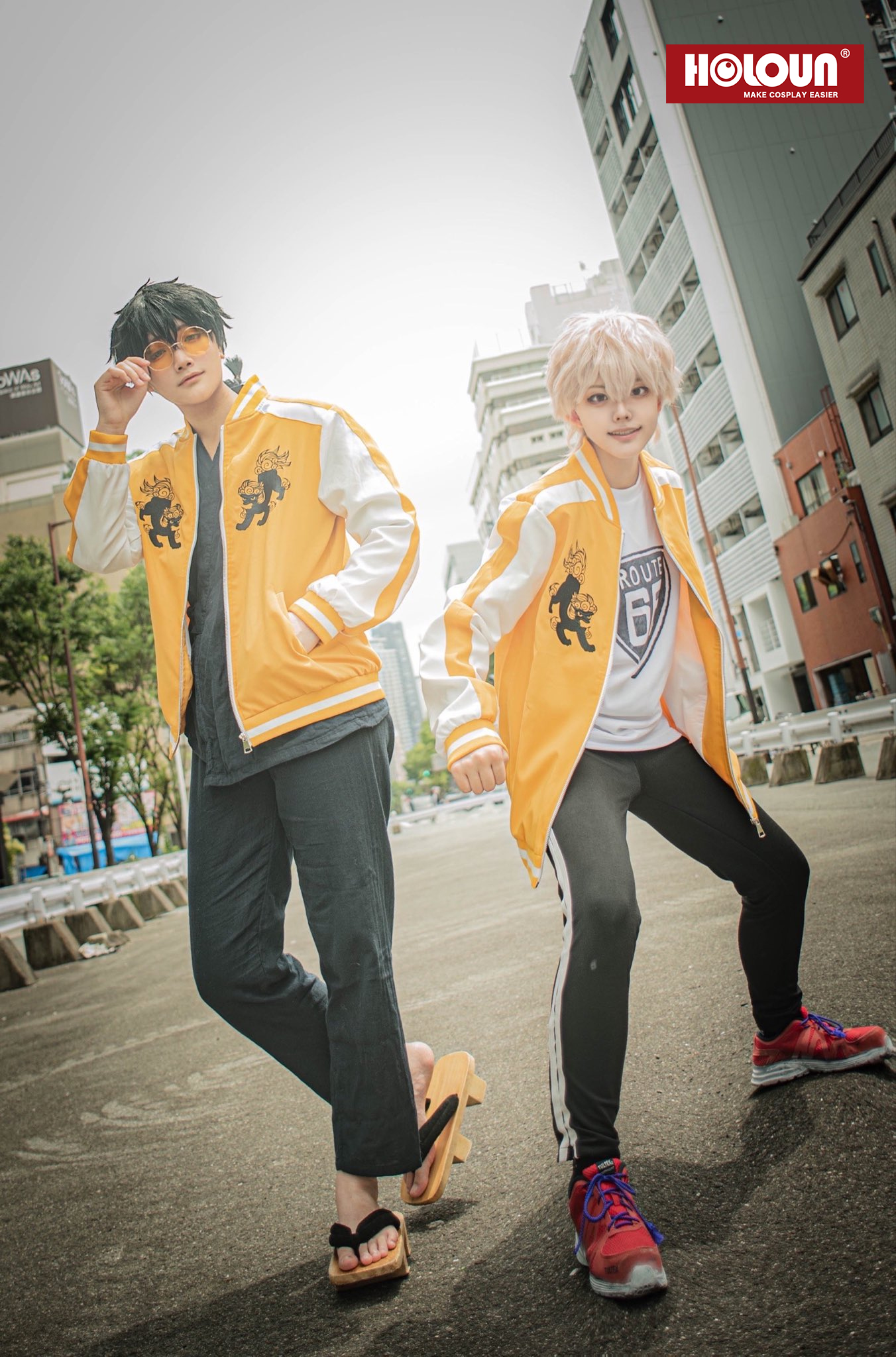 HOLOUN WIND BREAKER Cosplay Costumes Choji Tomiyama Uniform Embroidery ...