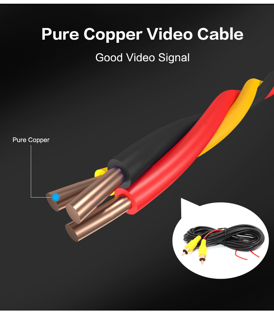 SMARTOUR 4K intelligent Dynamic Trajectory Reverse Camera AHD 1080P Car ...