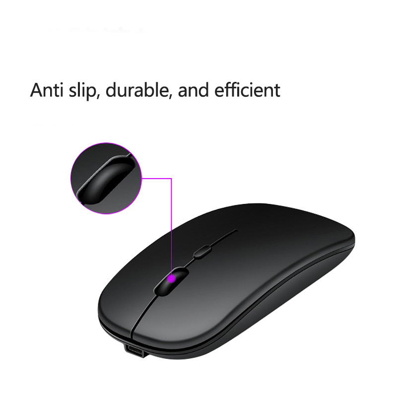 Wireless Mouse Bluetooth 2.4G Rechargeable Dual Mode for Apple Tablet ...