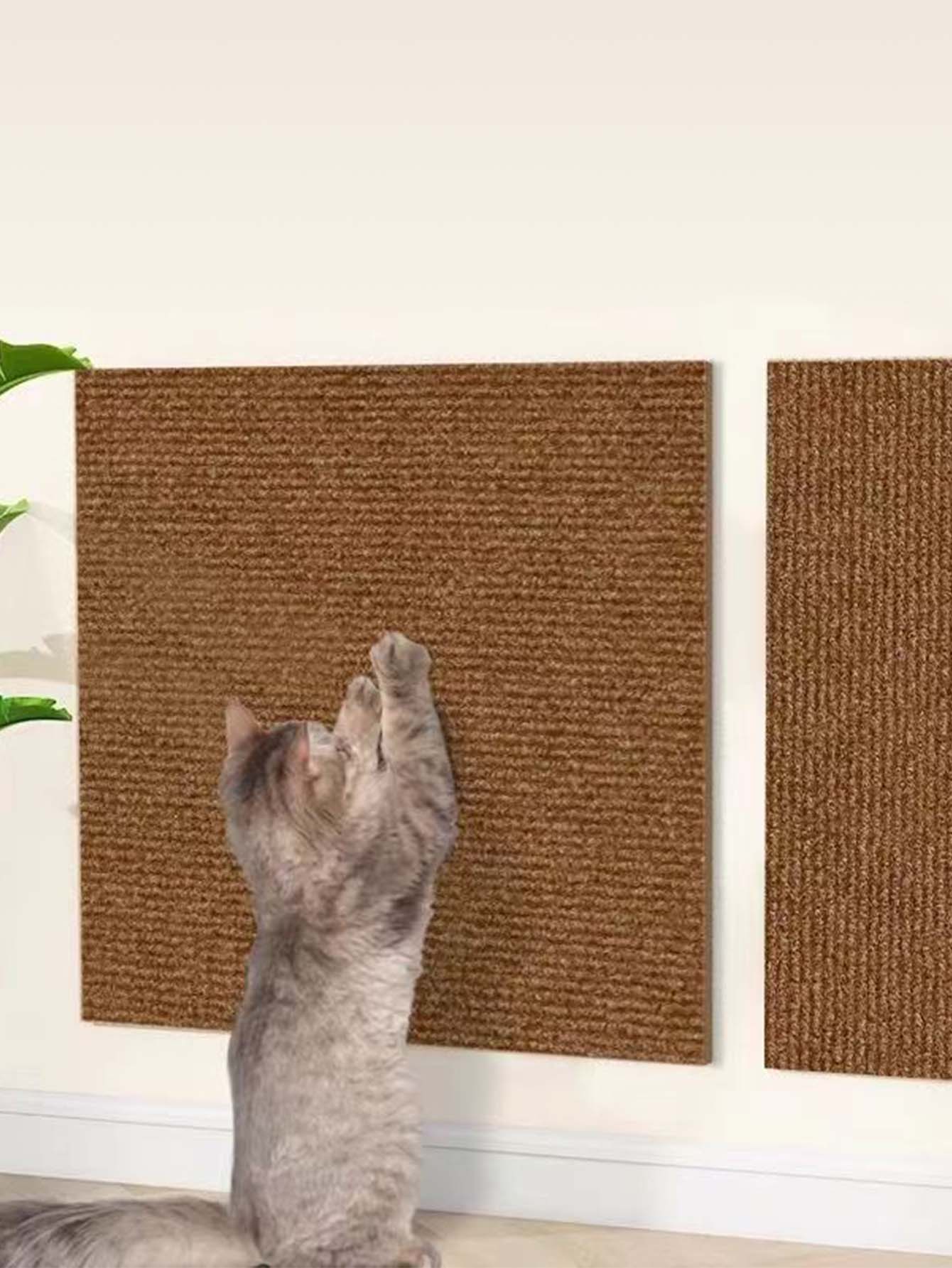 Cat Scratching Mat, Versatile Self-adhesive Wall Paper for Cat teasing ...